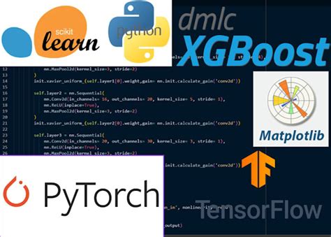develop ml models with tensorflow pytorch or sklearn for tabular or