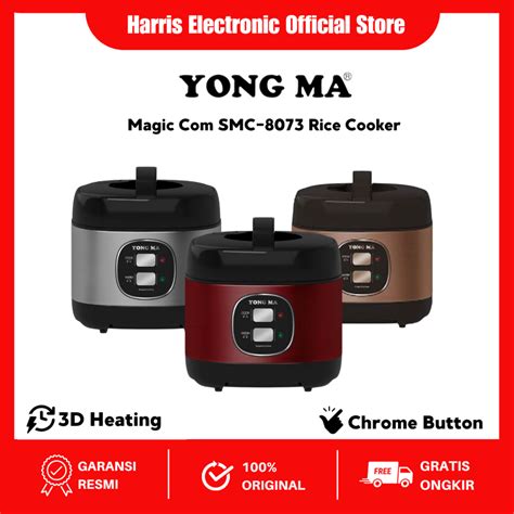 Jual Yong Ma Rice Cooker Smc 8073 Yongma Magic Com Smc 8073 Shopee Indonesia