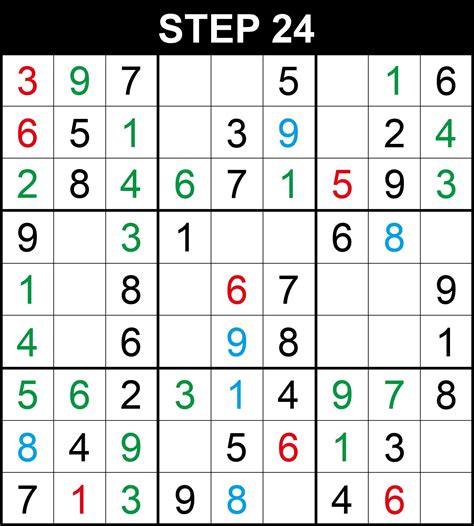 Step By Step Sudoku Solution