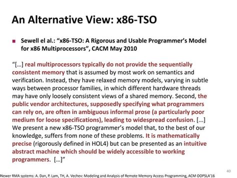 Design Of Parallel And Hpc Lecture Memory Models Ppt