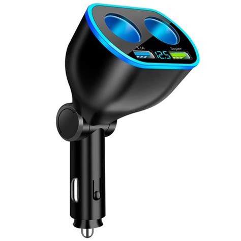 누아트 66w Qc30 4구 차량용 시거잭 초고속 충전기 어댑터 에누리 가격비교