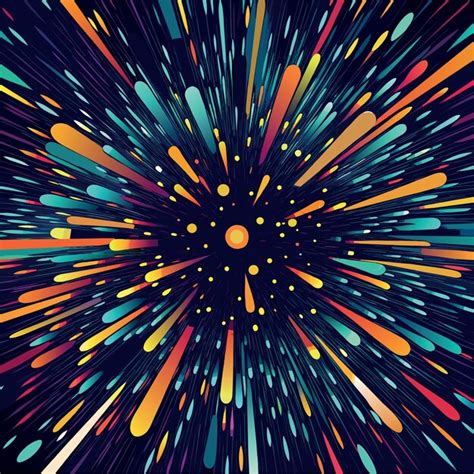 Dynamic Seamless Pattern Of Particles Moving Abstract Motion Background