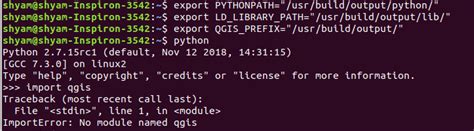Ubuntu Unable To Use Pyqgis Since Python Is Unable To Import Qgis