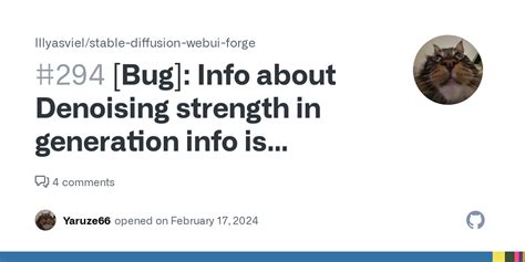 Bug Info About Denoising Strength In Generation Info Is Broken With ADetailer Issue