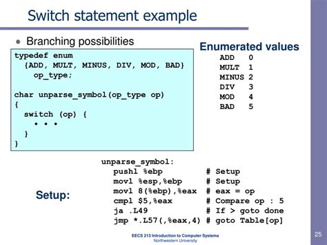 ppt machine level programming ii control flow powerpoint