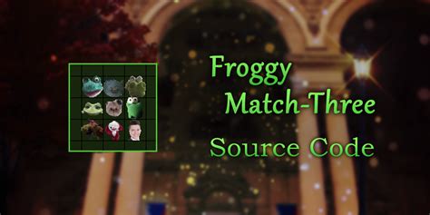 GitHub GKProduction Froggy Match Three Source Code Of Froggy Match Three By GKProduction