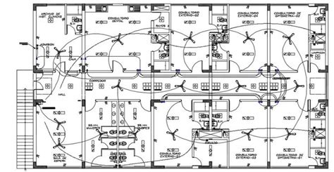 Electrical Layout Plan Detailing Of A Building DWG File