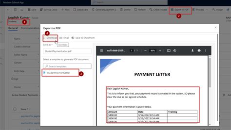 How To Enable Export PDF Option For Custom Entities Tables In Dataverse Model Driven Apps