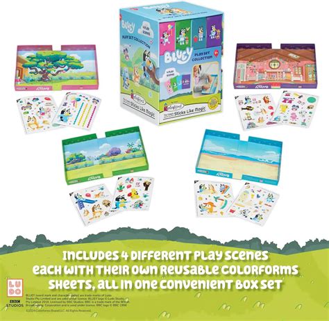 Bluey Colorforms Colorforms Play Set Collection Playmonster Toywiz