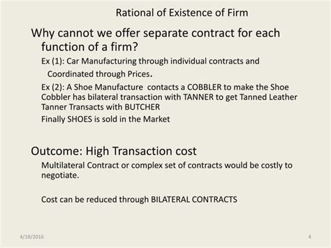 Theory Of The Firm Lecture Notes Economics Pptx Business Accounting And Finance Business