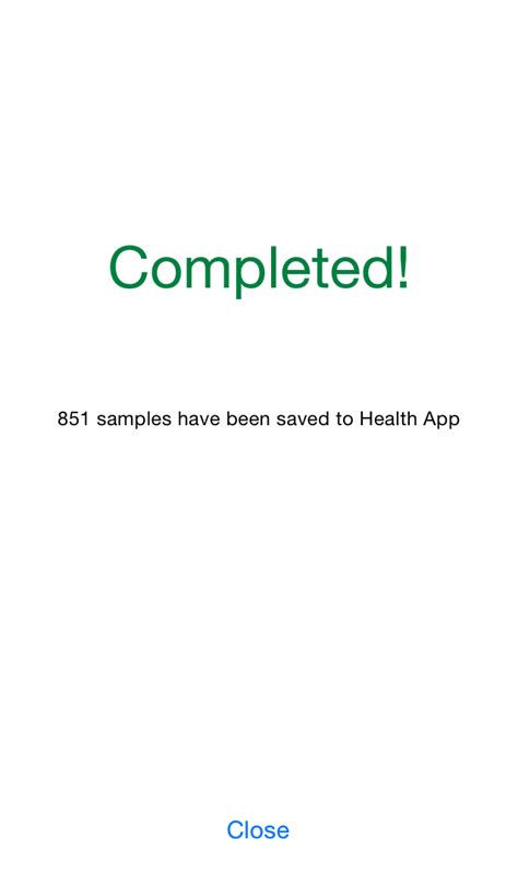 Ios How Can I Import External Data Into Healthkit Ask Different