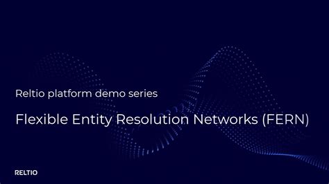 reltio data cloud demo series flexible entity resolution networks