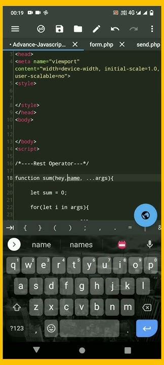 Rest Operator Part 3 Advance Javascript Course Viral Course