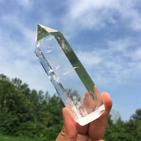 High Quality Natural Clear Quartz Obeliskcrystal Wand Pointclear