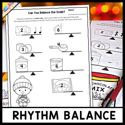 Note And Rest Equivalents Rhythm Worksheets Winter Valentines Worksheets Library
