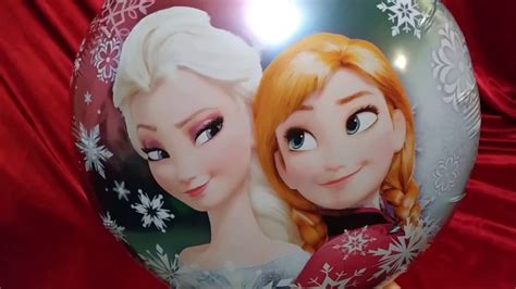 Mylar Balloon Inflation And Deflation Elsa Anna Youtube