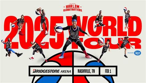 Harlem Globetrotters 2025 World Tour Bridgestone Arena