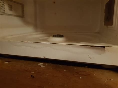 Coating On The Inner Door Of My Microwave Is Ondulating And Peeling Off
