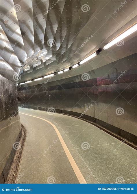 Curved Metallic Texture Patterns Stock Image 116839825