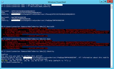 Field Notes Of A Computer Geek O365 Removing Mobile Device Fails In Portal