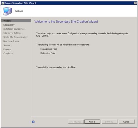 How To Install Secondary Sites In System Center Configuration Manager Richard Balsley