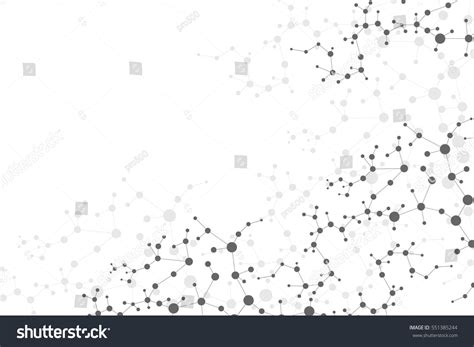 Structure Molecule Communication Dna Atom Neurons Stock Vector Royalty Free 551385244