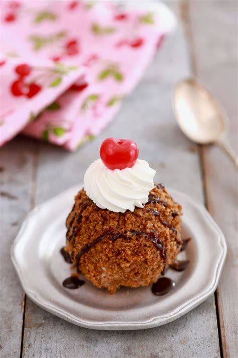 No Fry Fried Ice Cream Recipe Gemmas Bigger Bolder Baking Recipe