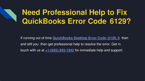 PPT How To Fix QuickBooks Error 6129 In Desktop PowerPoint Presentation ID 12223735