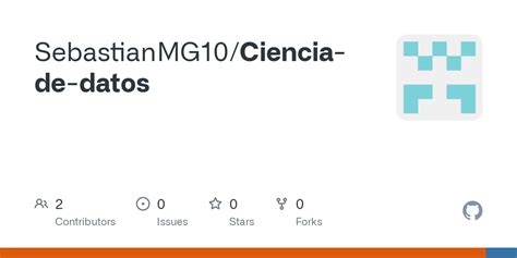 Github Sebastianmg Ciencia De Datos