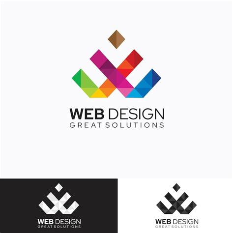 premium vector web design logo template