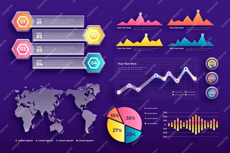 Premium Vector Gradient Data Visualization Design Premium Vector Gradient Data Visualization Design