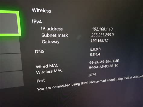 how to set static ip on xbox one xbox one