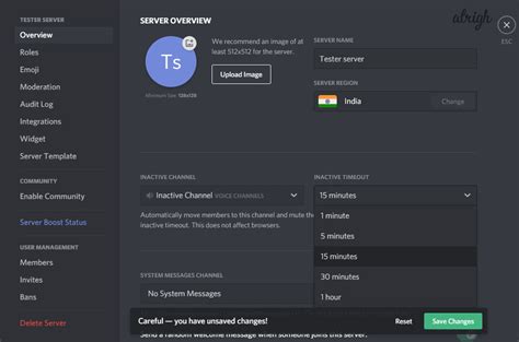 How To Make A Discord AFK Channel