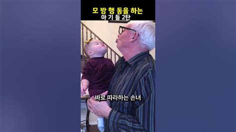모방 행동을 하는 아기들 2탄 Youtube