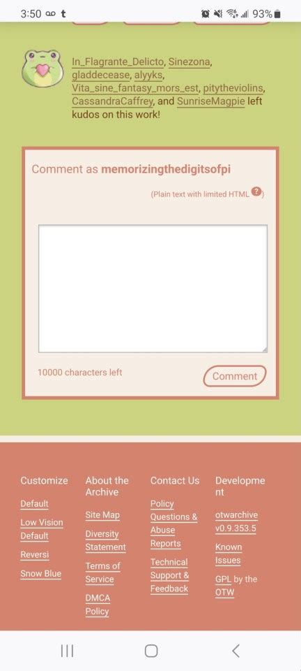 Pink And Green Frog Themed Ao3 Site Skin Tumbex