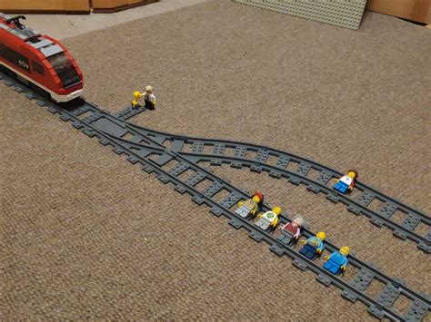 The Trolley Problem But Theres A Train Because I Dont Have Any Trams