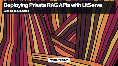 Giuseppe Canale Cissp On Linkedin Deploying Private Rag Apis With Litserve