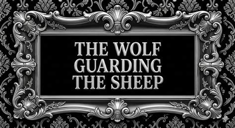 Sir Hadrian Howard Wolf Guarding The Sheep