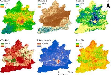 Spatial Distribution Of Ecosystem Services In 2020 Download