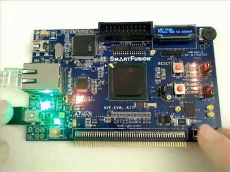 SmartFusion Evaluation Kit Demo YouTube
