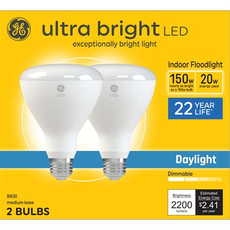 Brandclub Ge Ultra Bright Led Light Bulbs 150 Watt Daylight Br30