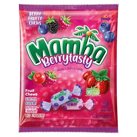 Mamba Berry Tasty Fruit Chews Chewy Candy 705 Oz