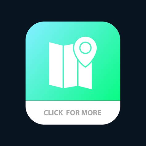 Location Map Marker Pin Mobile App Button Android And Ios Glyph Version 17974404 Vector Art At