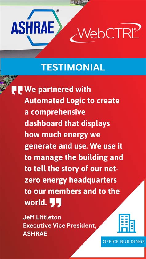 Ashrae Choosing Automated Logic For Their Headquarters Bms Says A Lot About The Quality And Top