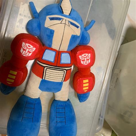 Optimus Prime Transformers Plush Soft Toy Hobbies And Toys Toys And Games On Carousell