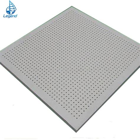 Tension Strong White Fiberglass Ceiling Tiles Safe Type Squaretegular