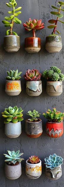 Flower Pots Premium Photo
