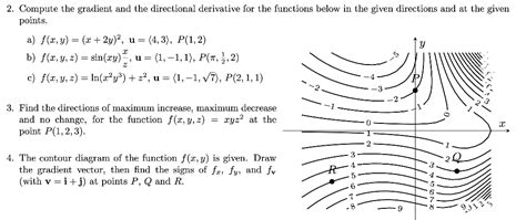 Solved 2 Compute The Gradient And The Directional
