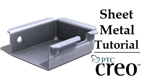 Working With Sheet Metals In Creo Grabcad Tutorials