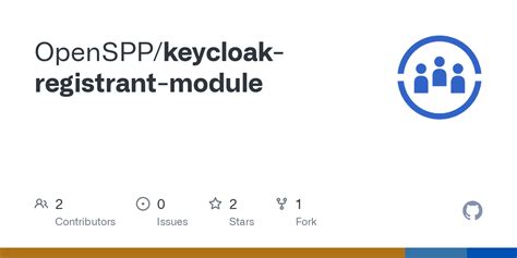 GitHub OpenSPP Keycloak Registrant Module